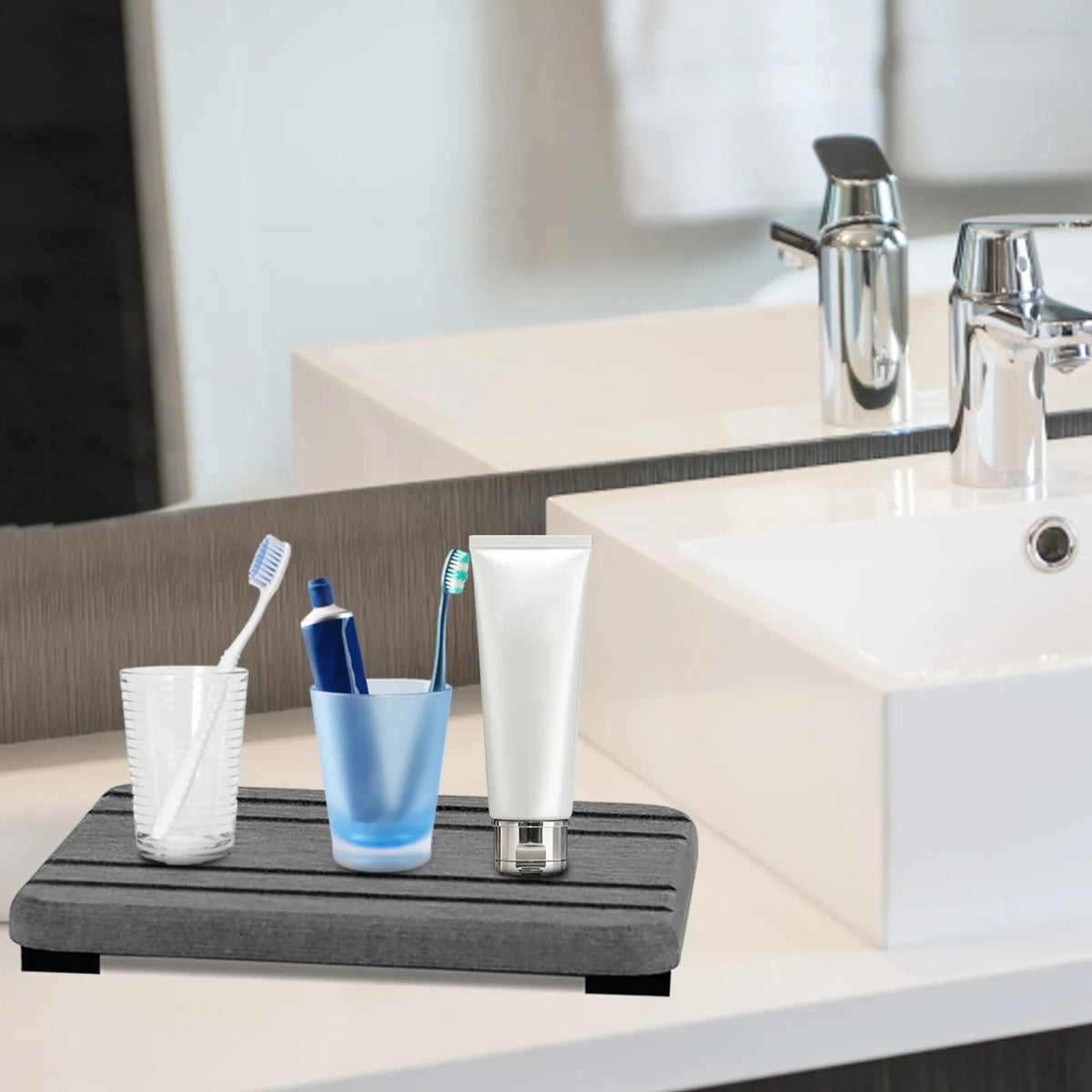 Instant Dry Stone Sink Trays – Fast-Absorbing Diatomaceous Sink Trays ...